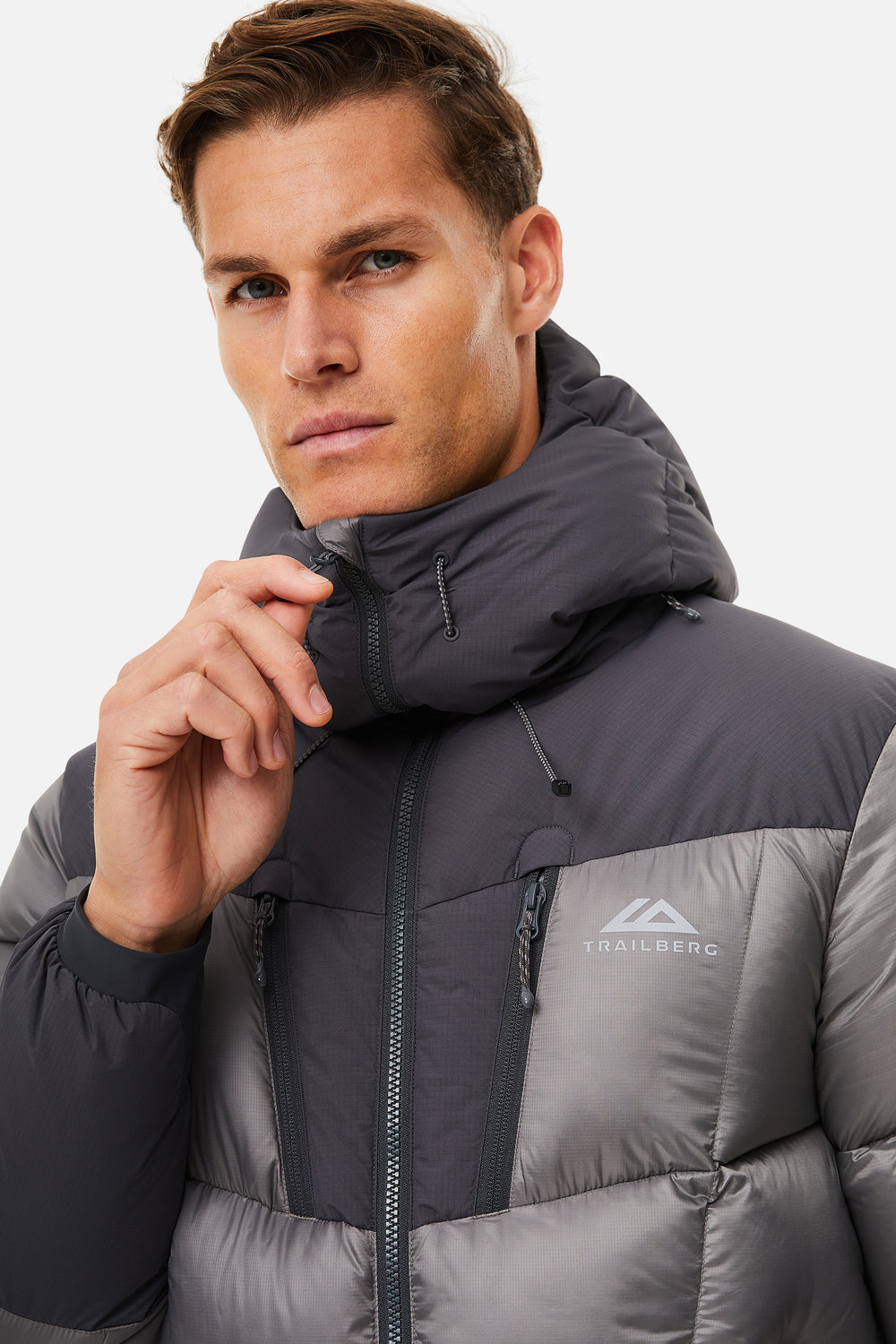 Eiger Puffer 700FP - Grey/Light Grey