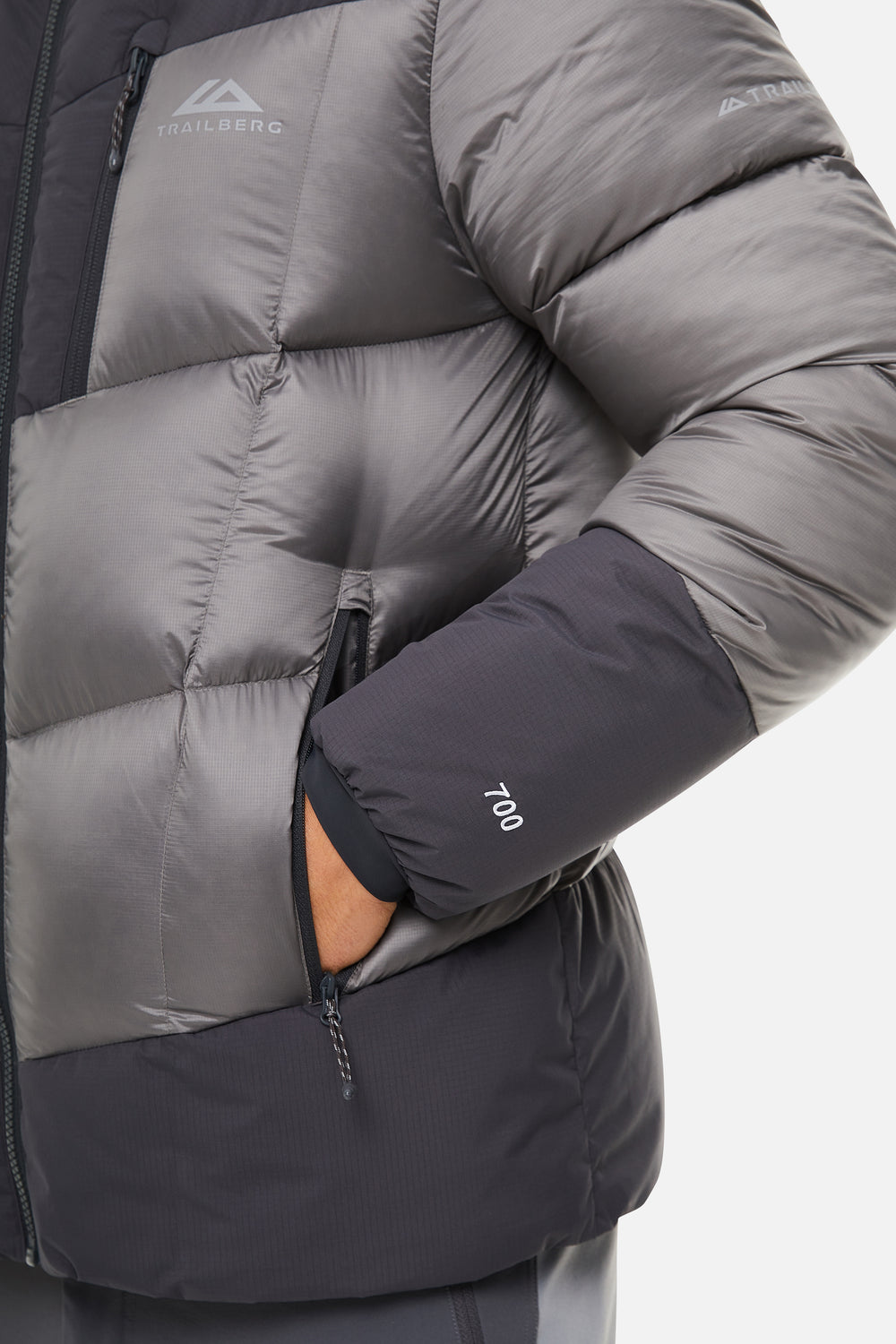 Eiger Puffer 700FP - Grey/Light Grey