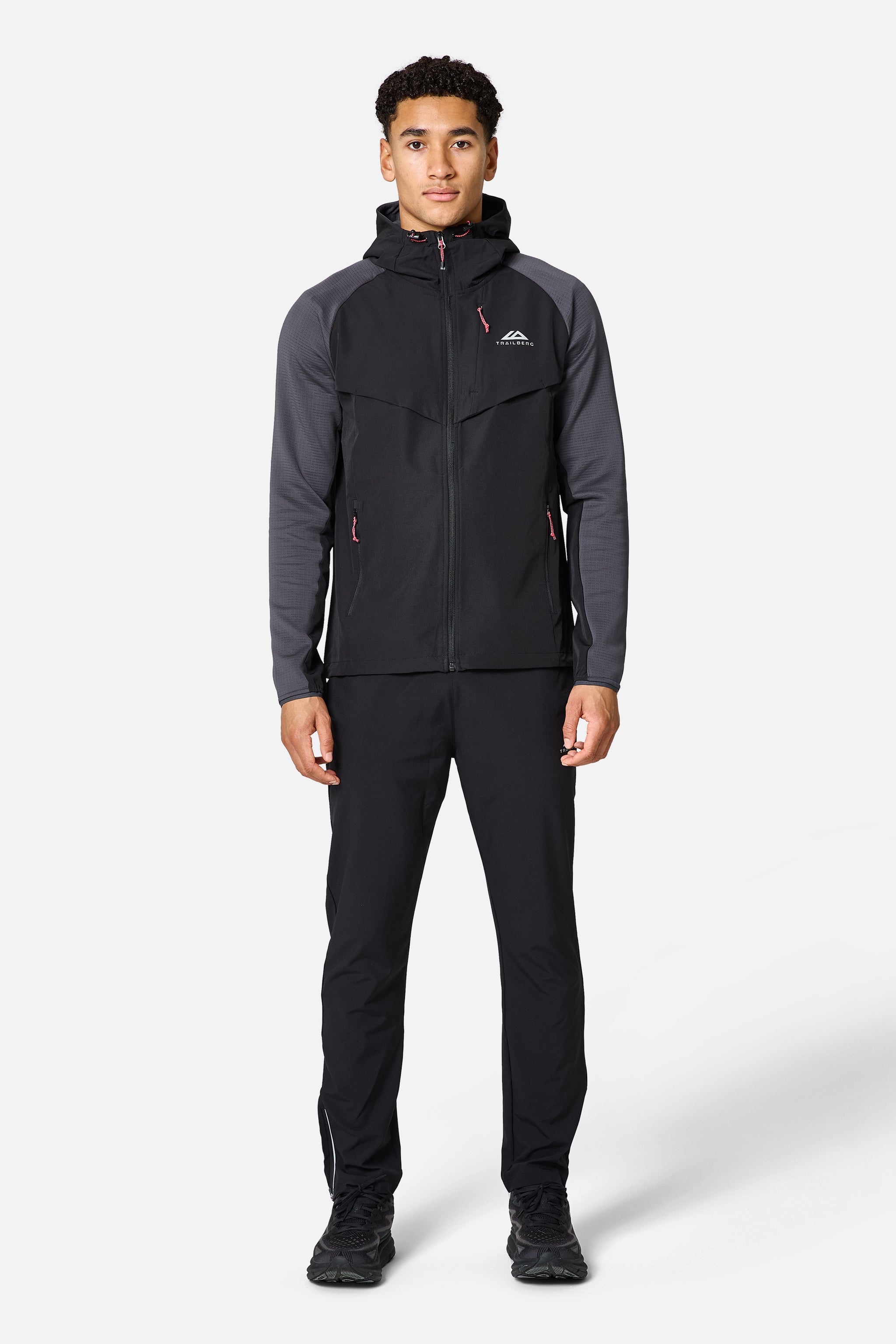 Rapid Dash Essentials Tracksuit - Black/Volcano Grey
