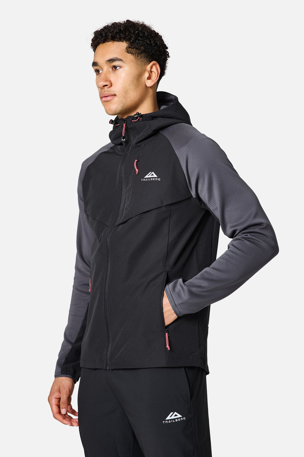 Rapid Dash Essentials Tracksuit - Black/Volcano Grey