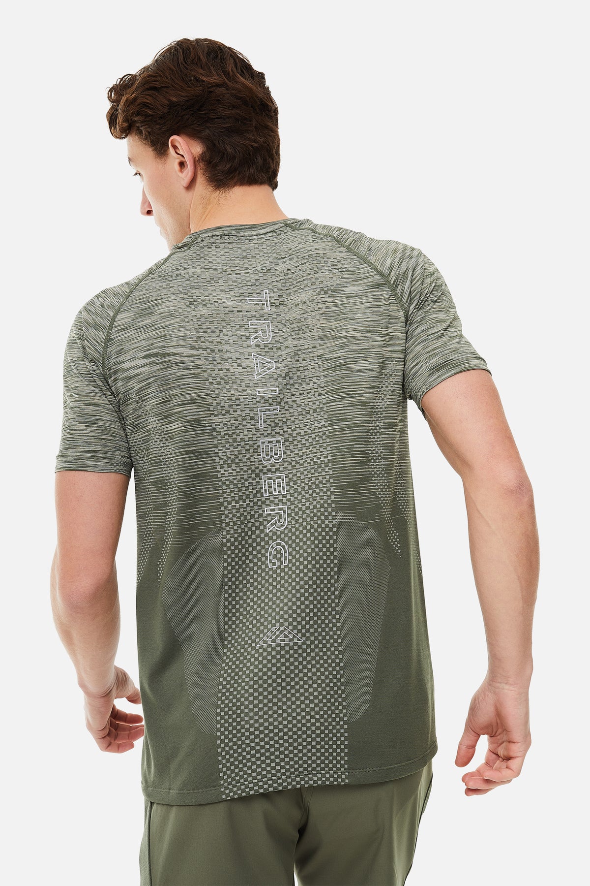 Apex Seamless Tee - Dark Fern/Pine Dust/Frostwood