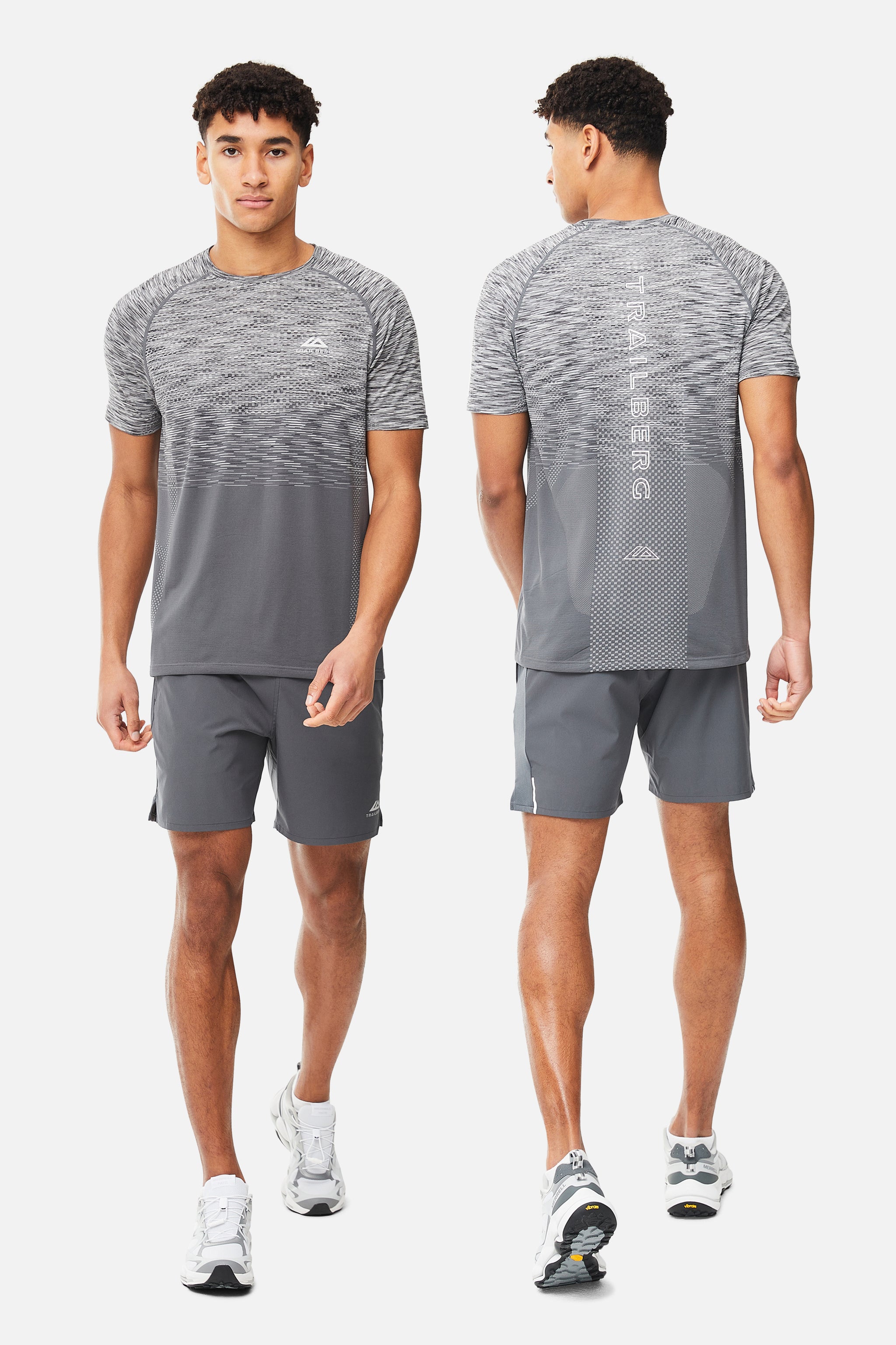 Apex Essentials Seamless Tee Twinset - Iron Grey